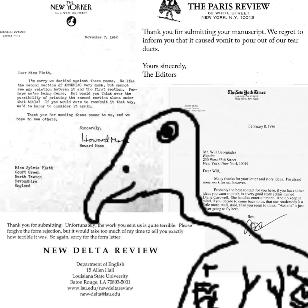 Cover Letter / Never Unsubscribing / Not A Fit | misery tourism